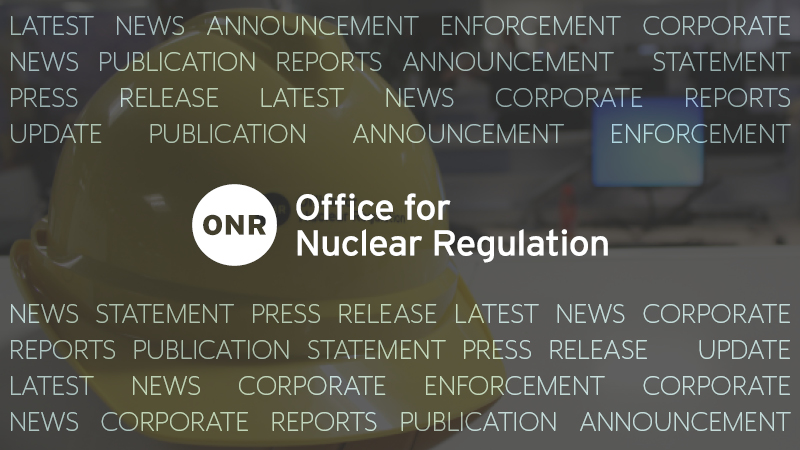 ONR welcomes new government independent taskforce on nuclear regulation ...